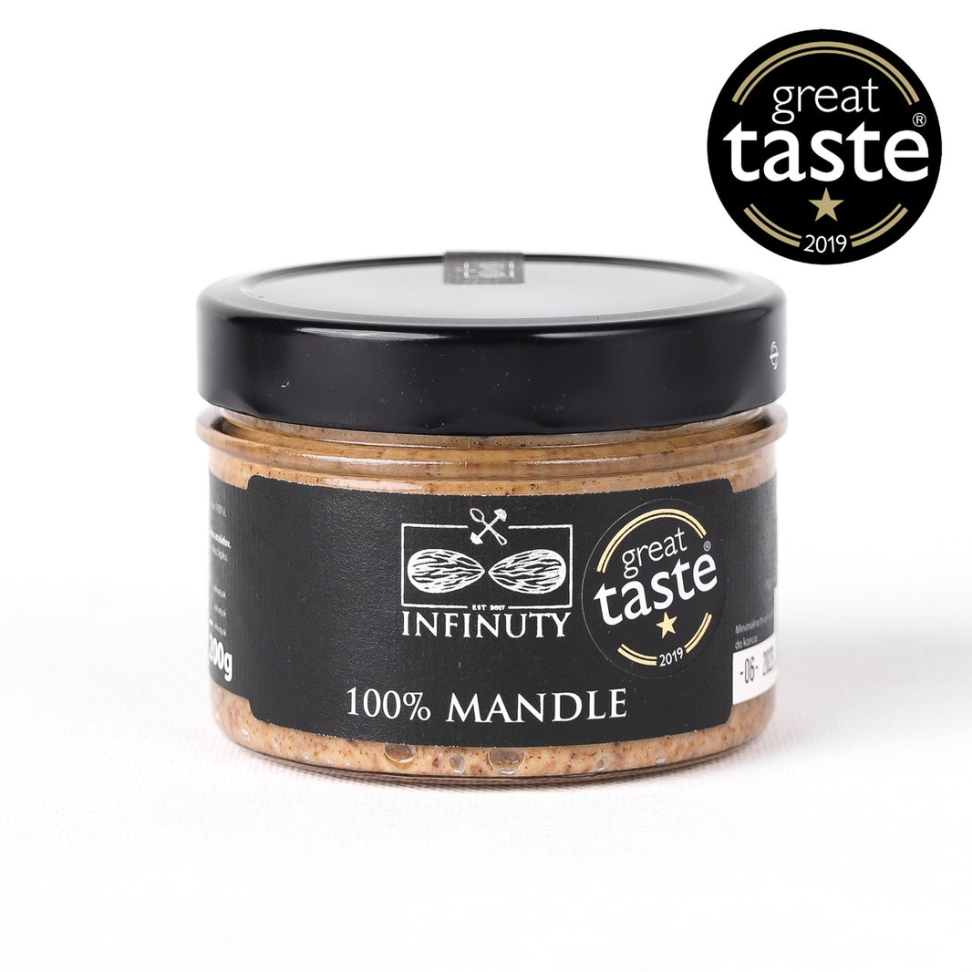 100% mandle - INFINUTY mandľové maslo